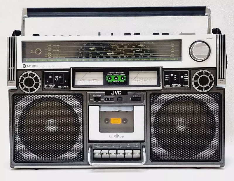 Vintage JVC RC-838W Boombox Ghettoblaster Stereo Radio | Reverb