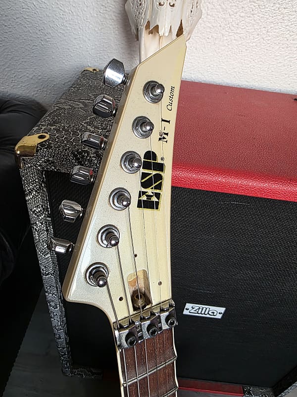 ESP M-1 Custom 1987 M1 Mirage SCALLOPED Owned by major German | Reverb