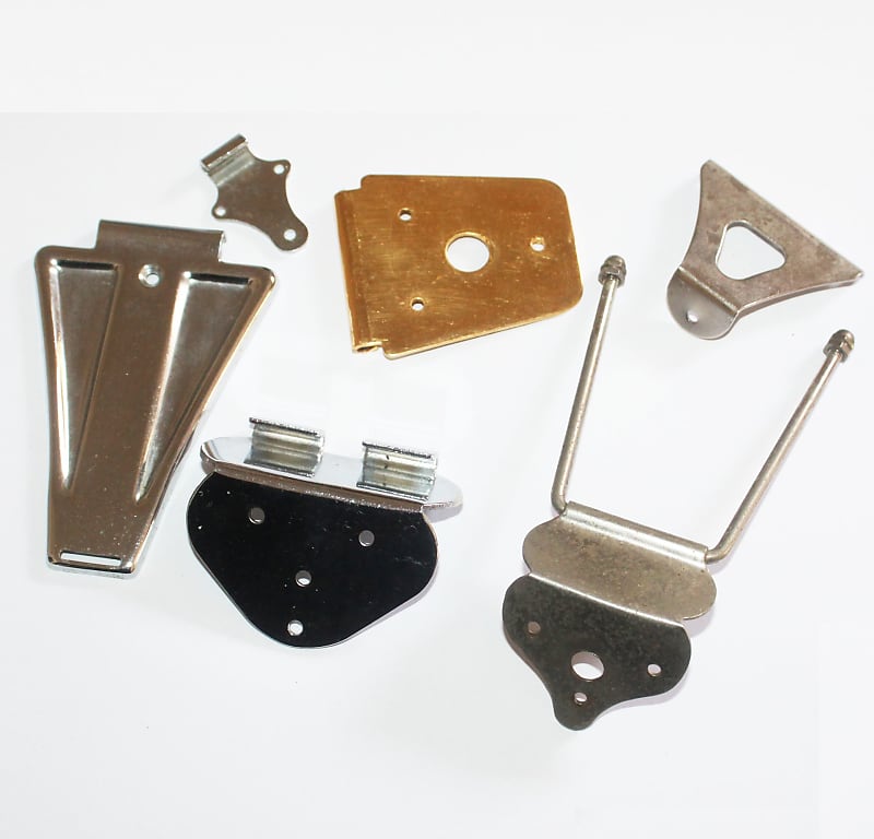 Vintage Harmony, Gibson and Kay Trapeze Parts Gold Nickel | Reverb