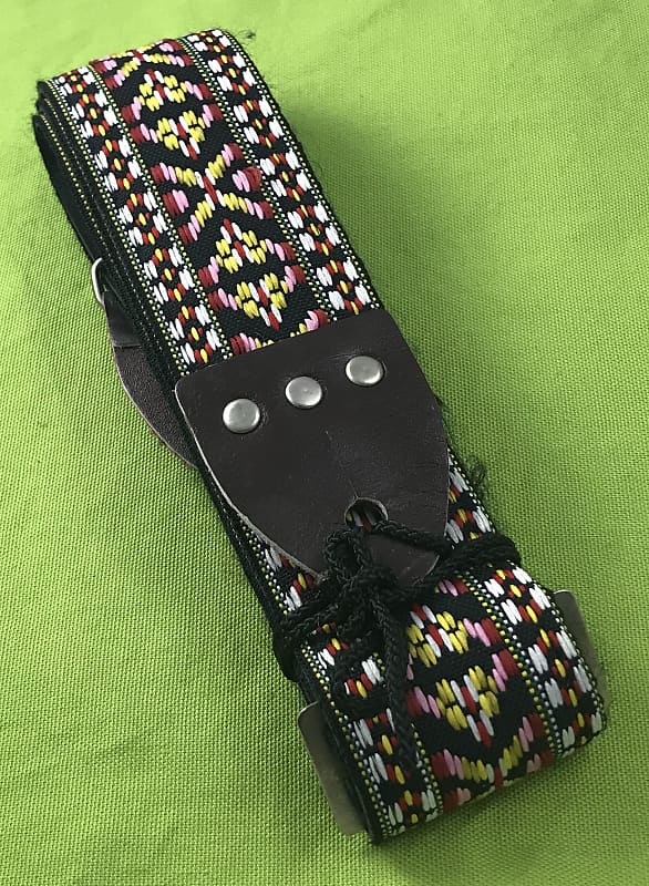 Vintage guitar strap Ace style Woodstock NEW OLD | Reverb Australia