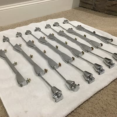 Lot of Yamaha Stage Custom Bass Drum Lugs + Tension Rods + | Reverb