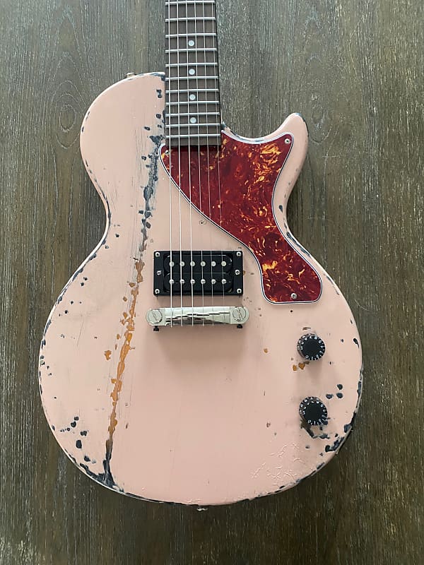 Epiphone Les Paul Jr Pink/Black | Reverb