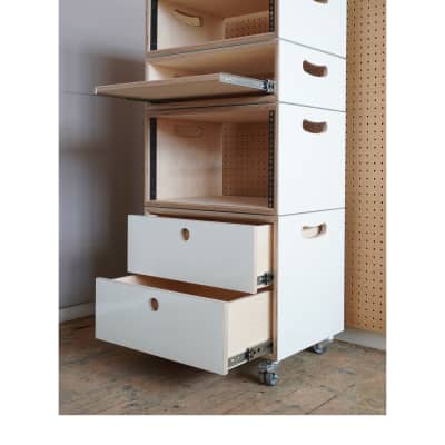 19" studio rack mount cabinet 8u stackable Rack Drawer | Reverb