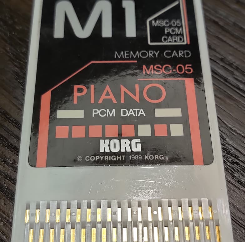 Korg M1 Piano PCM Memory Card (MSC-05) | Reverb