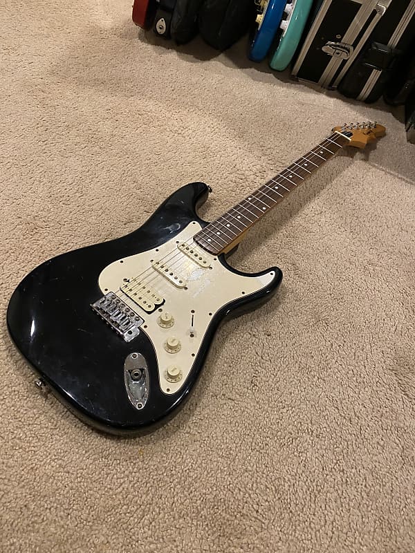 END OF THE YEAR BLOWOUT// Epiphone FAT-S210-BK Strat Style | Reverb