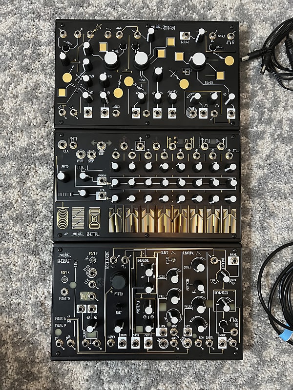 Make Noise 0-Coast, 0-CTRL, Strega 2020s Black and Gold | Reverb