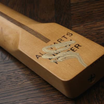 Aged Allparts Tele Neck Nitro Relic Rolled Fingerboard Edges | Reverb