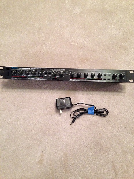 Alesis 3630 Dual Channel Compressor Limiter With Gate Black | Reverb