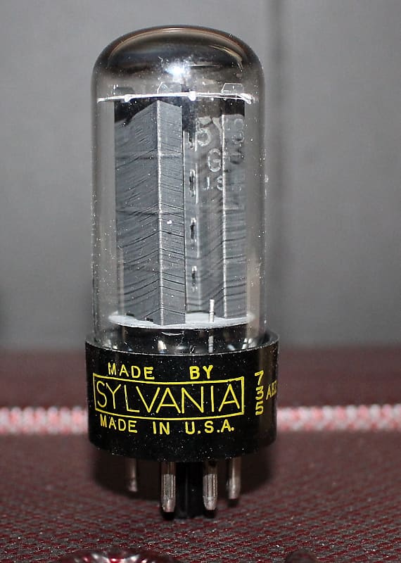 SYLVANIA 5Y3GT BLACK PLATE HALO GETTER VINTAGE 1967 | Reverb