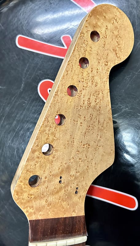 Warmoth 24.75 Conversion strat stratocaster Birdseye - | Reverb