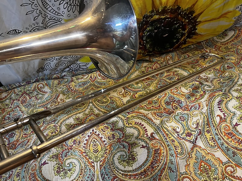 Olds Super Star Trigger Silver Trombone | Reverb