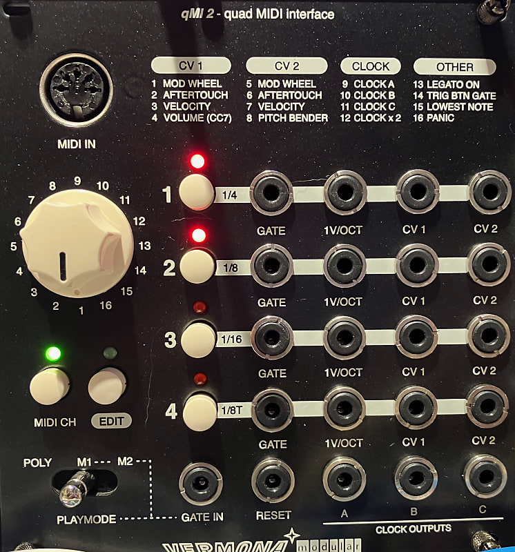 Vermona QMi 2 2019-2022 - Black | Reverb
