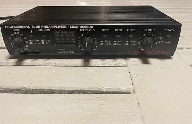 ART Tube PAC Tube Preamplifier / Compressor Black | Reverb
