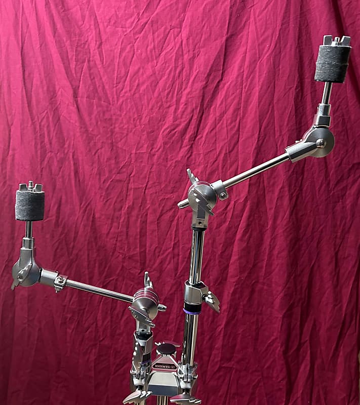 Yamaha 800 Series Double Cymbal Stand with 750 series cymbal | Reverb