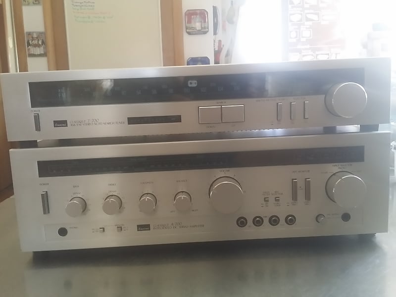 Sansui Classique A-700 Amplifier and Matching Classique T-700 | Reverb