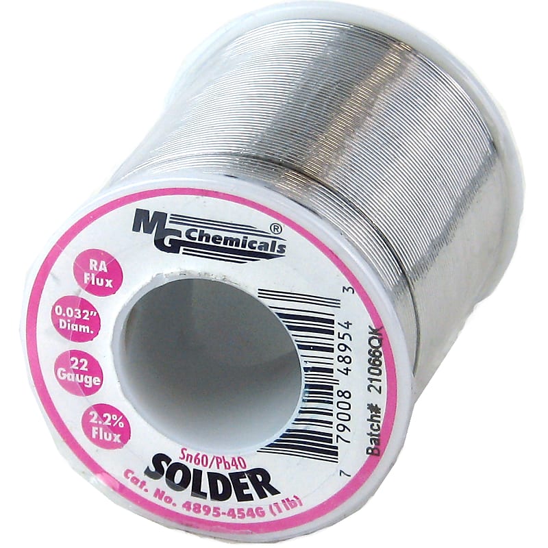 MG Chemicals 4895-454G 22 Gauge SN60 / PB40 Leaded RA Core | Reverb