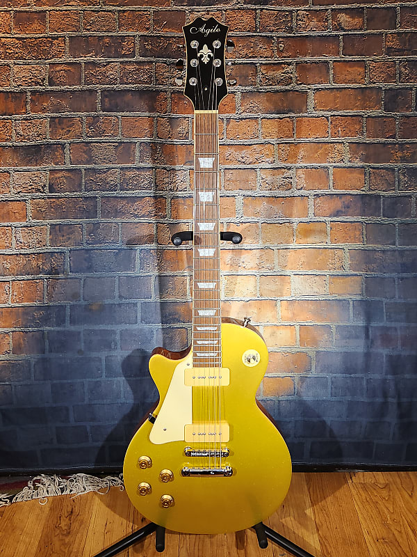 Agile Left-Handed AL-2000 P90 Goldtop | Reverb