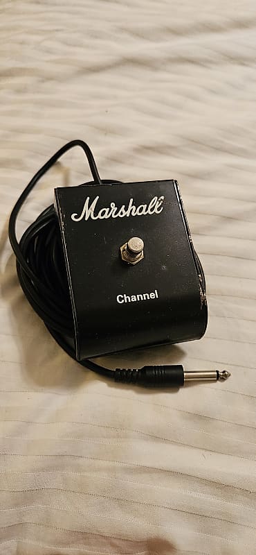 Marshall Channel or Reverb Footswitch 2000's - Black | Reverb