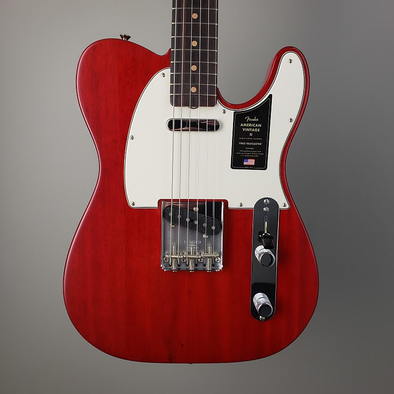 1963 Fender Telecaster American Vintage II - Crimson Red | Reverb
