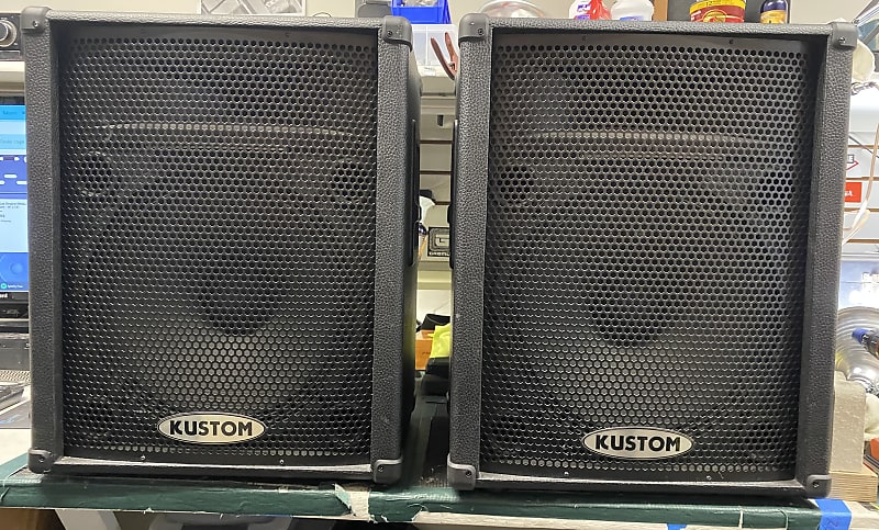 Kustom KPC15P - Pair of Powered Monitors! | Reverb