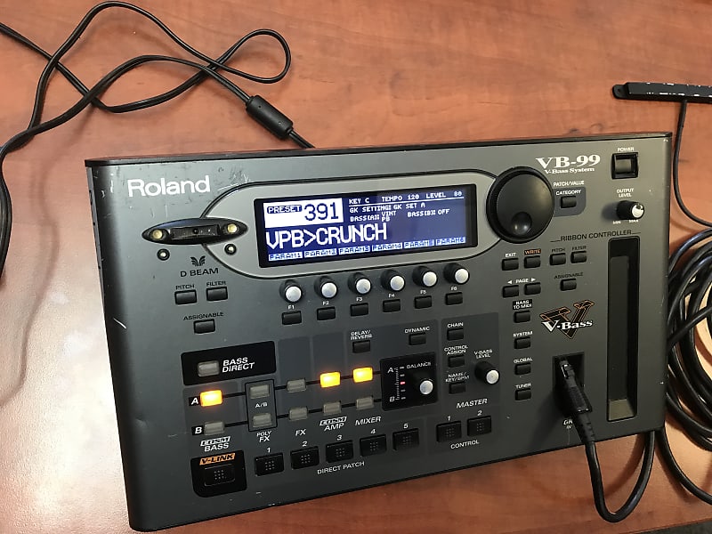 Roland VB-99B synthesizer module for bass guitar package with | Reverb