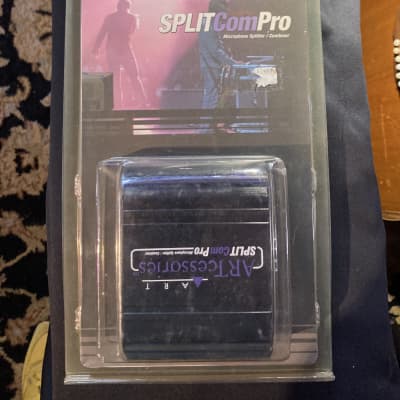 ART Split Com Pro Microphone Splitter / Combiner NOS Black | Reverb