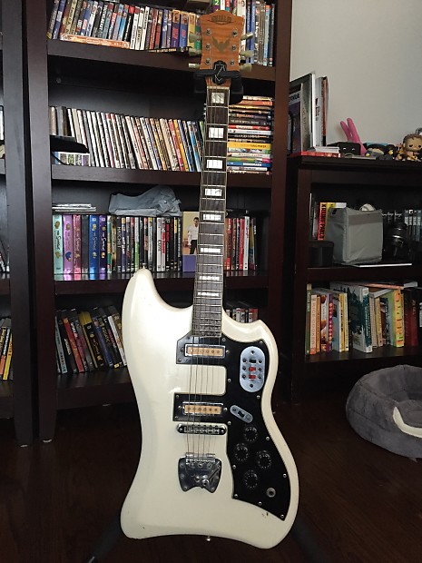 Guild S200 Firebird 1965 White (refinished) | Reverb