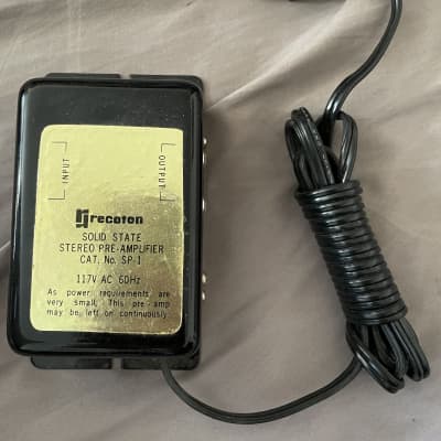 Recoton SP-1 Stereo Phonograph Pre-amp | Reverb