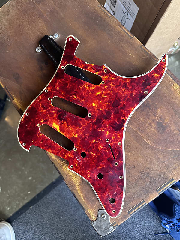 Spitfire Stratocaster pickguard 2022 - Tortoise | Reverb
