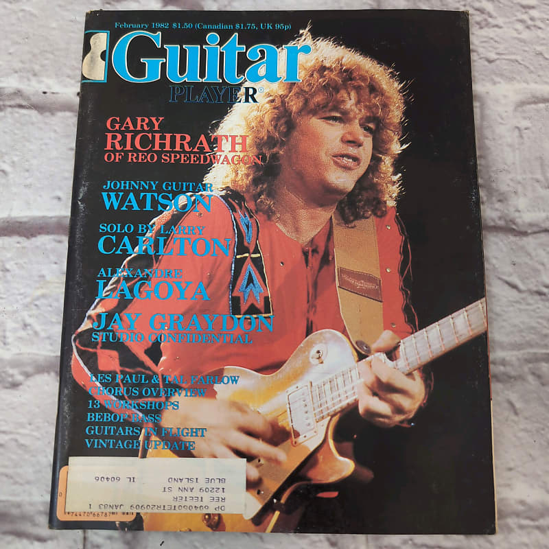 Vintage Guitar Player Magazine - February 1982 - Gary | Reverb