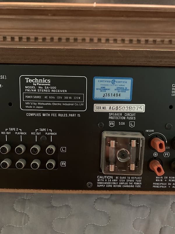 Technics SA-500 | Reverb