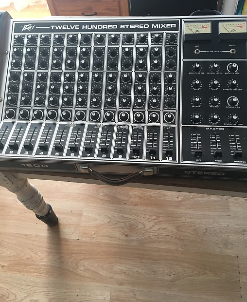 Vintage Peavey 1200 Stereo Mixer Analog | Reverb