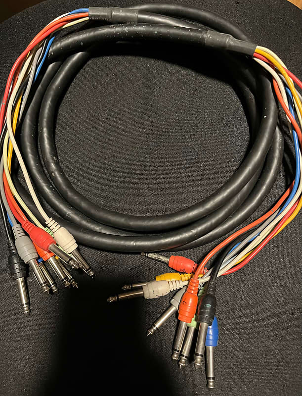 HOSA UNBALANCED SNAKE CABLES - 2M 1/4' MONO MALE SNAKE CABLE | Reverb