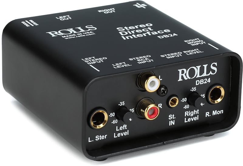 Rolls DB24 Passive Stereo Direct Interface (3-pack) Bundle | Reverb