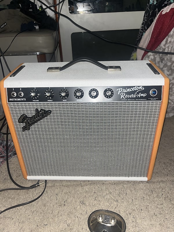 Fender Princeton Reverb FSR - Orange/ white | Reverb