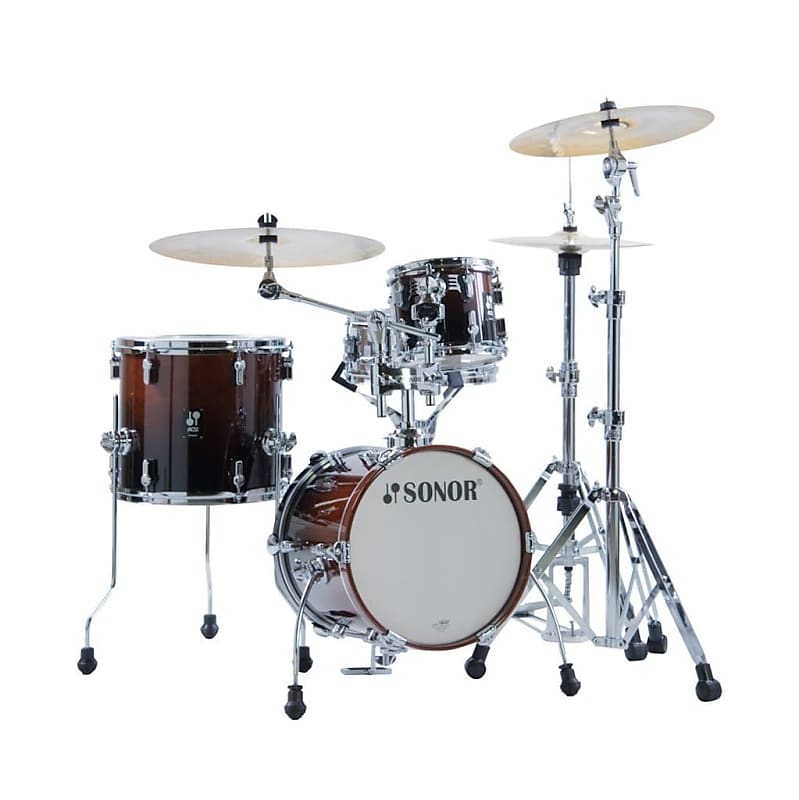 Sonor AQ2 Maple 4pc Martini Drum Set Brown Fade | Reverb Sonor AQ2 Maple 4pc Martini Drum Set Brown Fade | Reverb