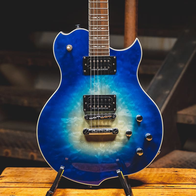 2015 Minarik Lotus Electric Guitar, Blue Burst w/OGB - Used | Reverb