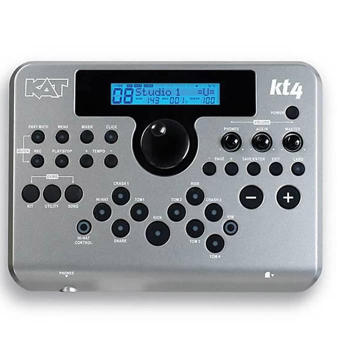 KAT Percussion Rare kt4 Electronic Drum Module with Cords | Reverb