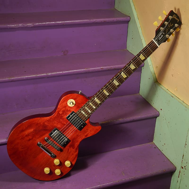 2011 Gibson Les Paul Studio Red Electric Guitar (VIDEO! Fresh | Reverb