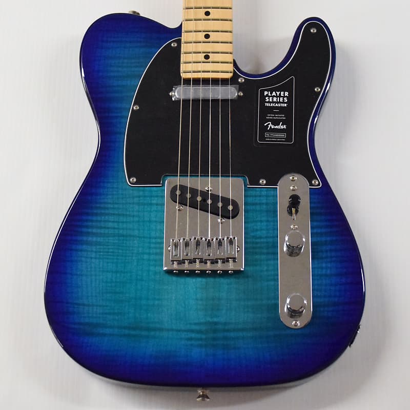 Fender Limited Edition Player Telecaster® Plus Top - Blue | Reverb