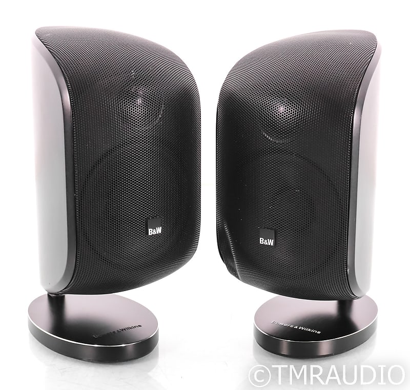B&W M-1 Desktop Surround Speakers; Black Pair; Wall Mount | Reverb