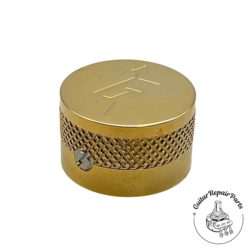 Gretsch "G" Logo Knob, Fits 1/4" Shafts - Gold | Reverb
