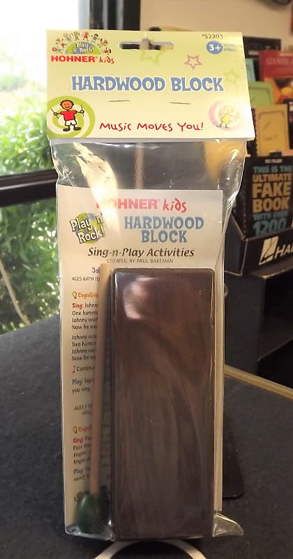 Hohner Kids Hardwood Block with Mallet | Reverb