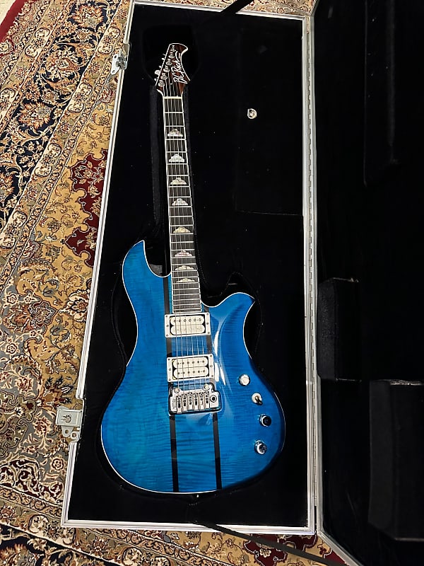 B.C. Rich EAGLE SUPREME 1996 - Translucent Blue | Reverb