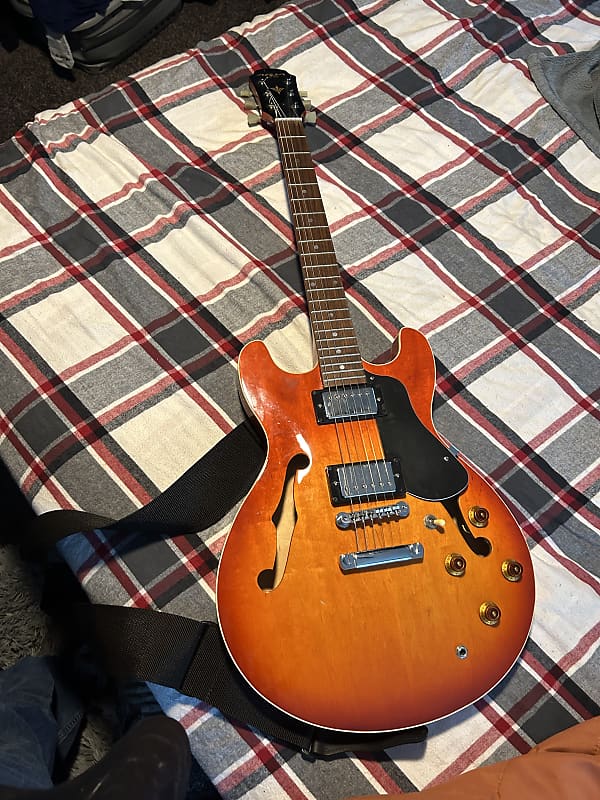 Aria Es-335 70’s - Orange | Reverb