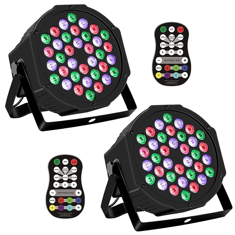 Dj Lights, 36 Led Stage Lights Rgb Dj Led Par Lights Sound | Reverb