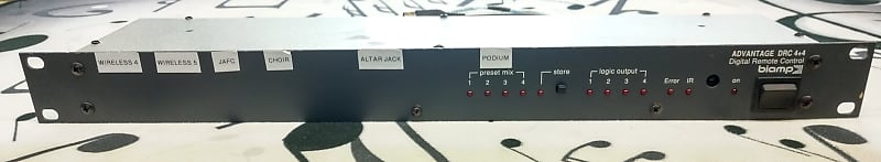Biamp Advantage DRC 4+4 Digital Remote Control Rack Unit | Reverb