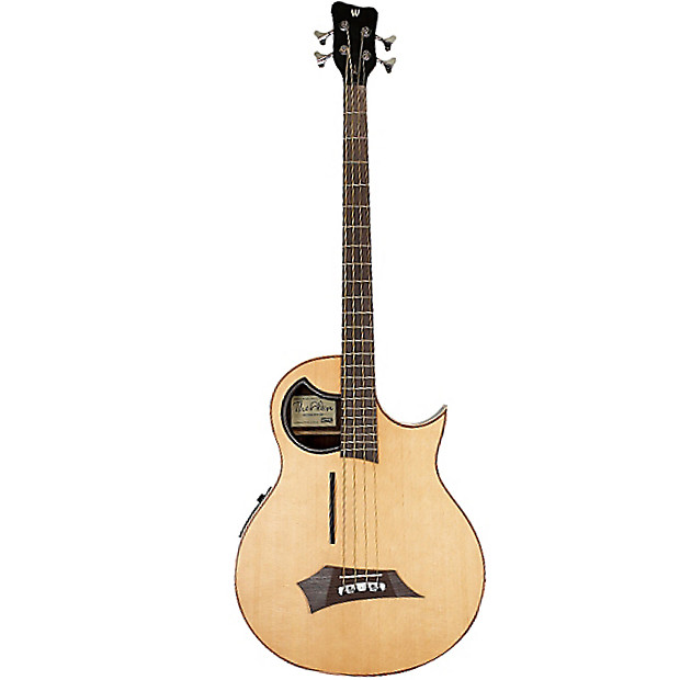 Warwick Alien 4-String Acoustic Bass, Natural Satin | Reverb
