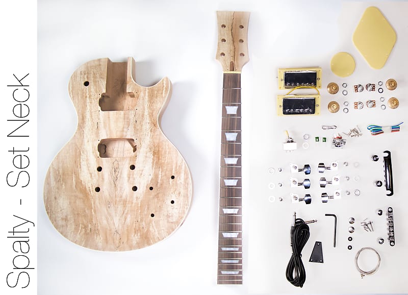 Singlecut (Spalted Maple) Electric Guitar Kit | Reverb