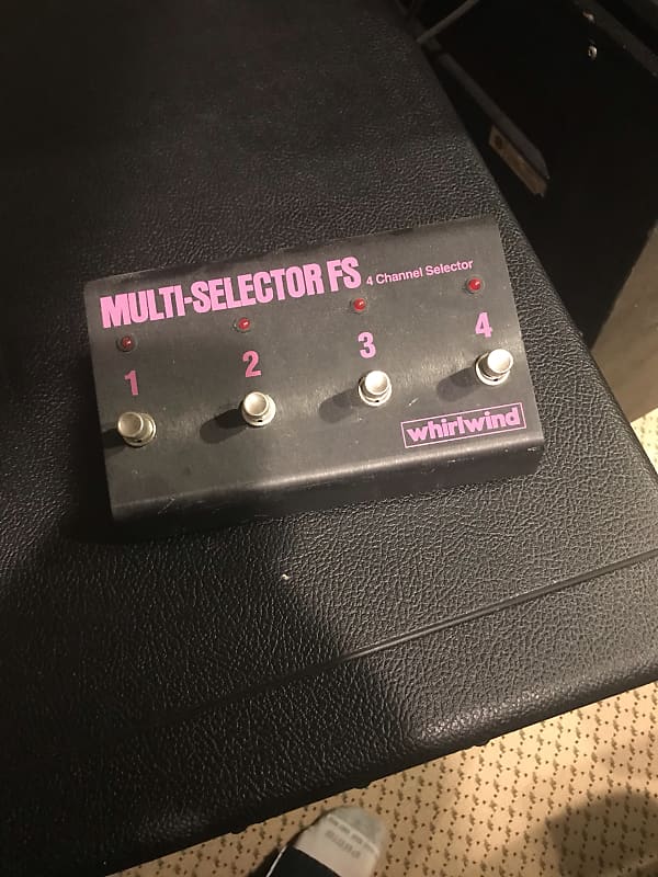 Whirlwind Multi-Selector 4 Channel Footswitch | Reverb